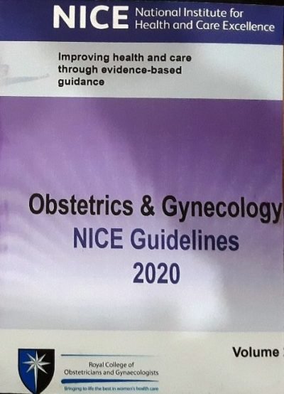 Nice Guidelines Obs & Gyne - 2020 - Books Hub Pakistan