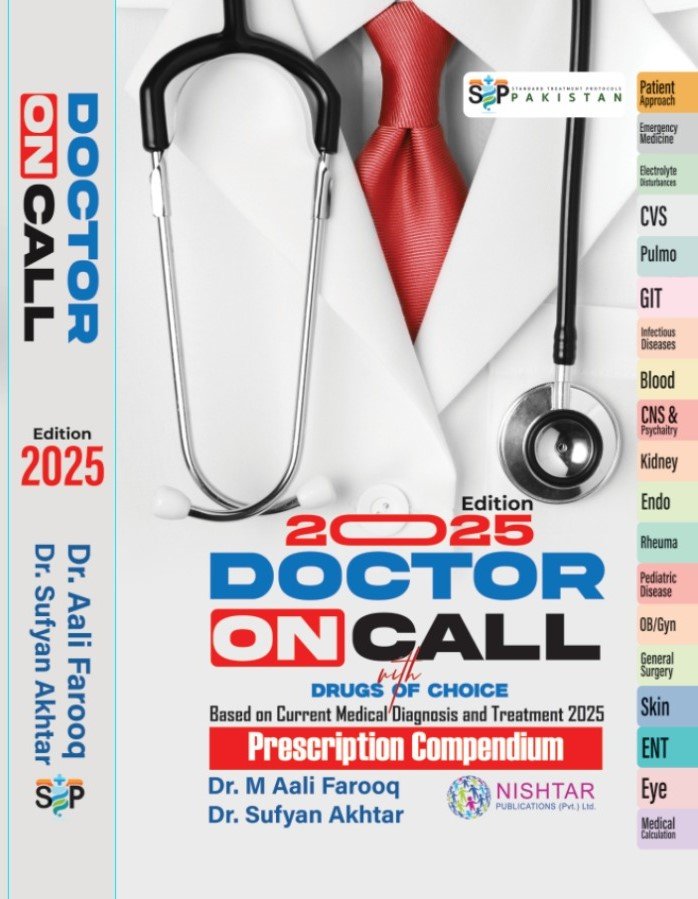 DOCTOR ON CALL with Drugs of Choice 2025 Edition - Books Hub Pakistan